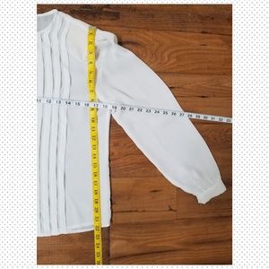jonathan martin | Tops | Vintage White Blouse | Poshmark